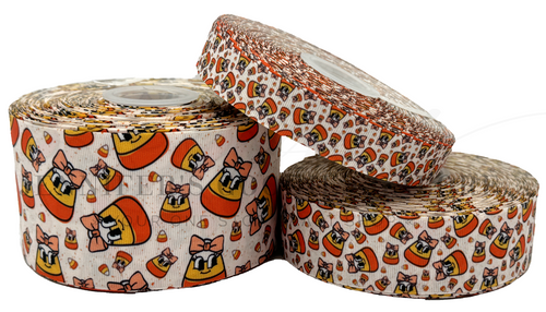 Candy Corn Ribbon, Fall Ribbon, Cute Candy Corn, Holiday Ribbon, Hair ...