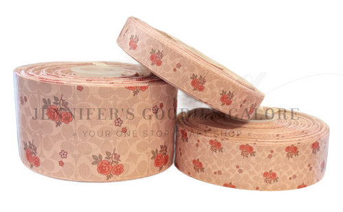 Designer Ribbon, Coach Ribbon, Floral Ribbon, Hair Bow Ribbon ...