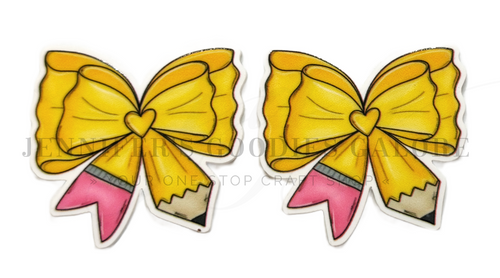 40mm, Pencil Resins, Custom Planar Resins, Coquette Bow, Back To School ...