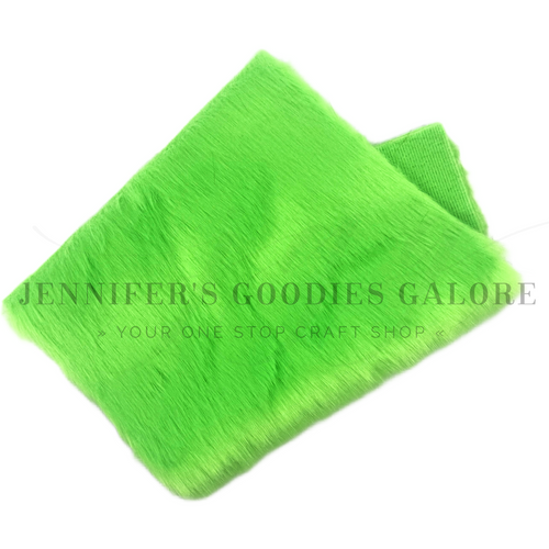 8.5x12", Grinch Fur Sheets, Imitation Green Fur Fabric Sheet, 1 PC ...