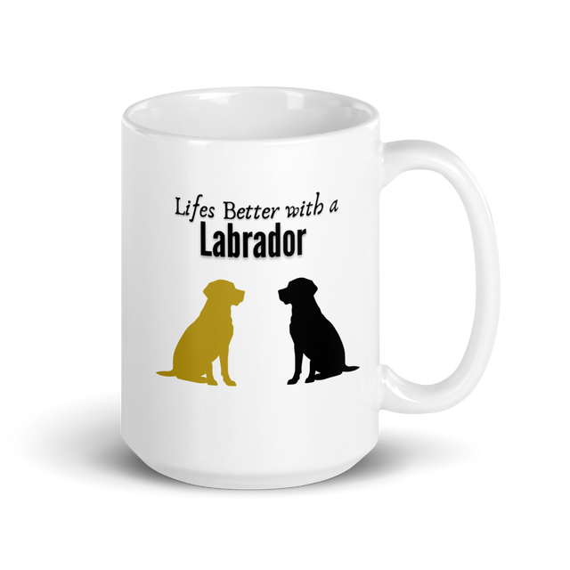 Life Is Better with a Labrador Bold – Labrador Retriever Mug - K9AT ...
