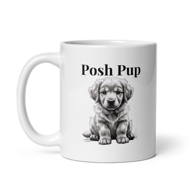 Tea & Coffee Mug 11oz, 15oz – Posh Pup Golden Retriever - K9AT ...