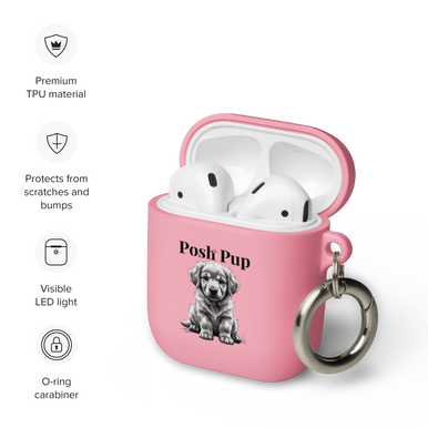 Posh Pup AirPods® Case – Rubber Protection with Carabiner - K9AT ...