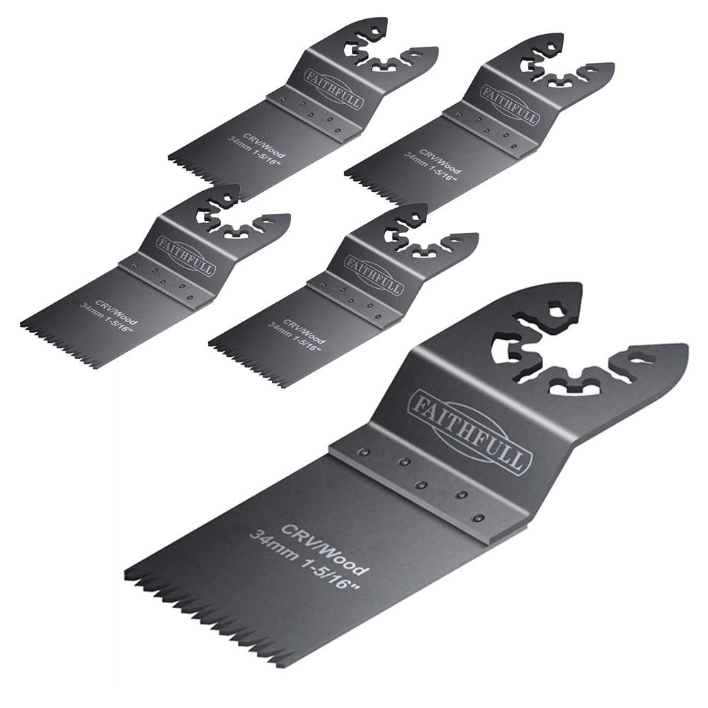 5 Flush Cut Multi-Tool Blades - ITS