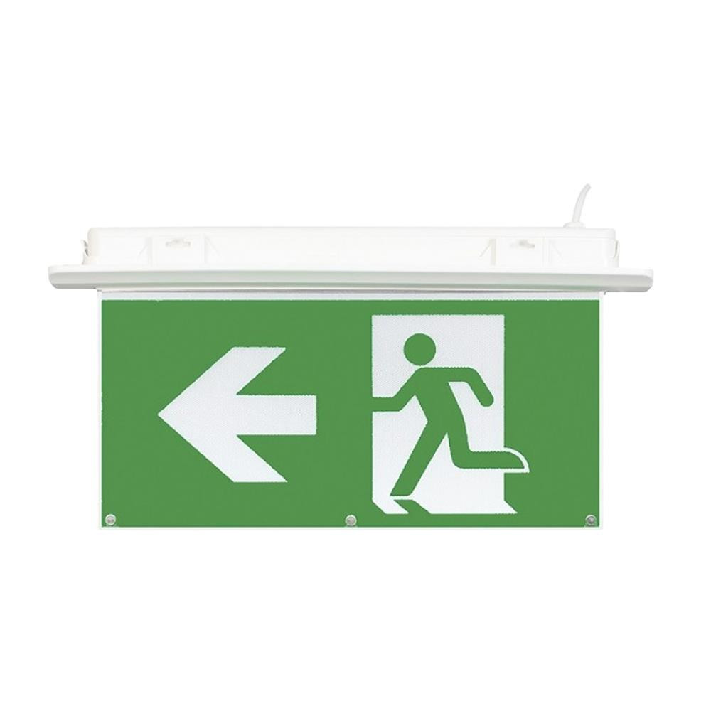 EMCO LED Emergency Exit Sign 4 Mounting Options - Left Arrow | EMCO ...
