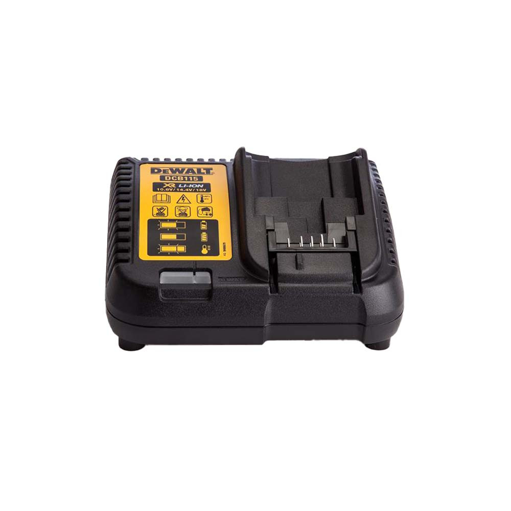 Dewalt 18V XR 8 Piece Kit with 3x 5.0Ah Batteries, Charger and 4x Cases ...