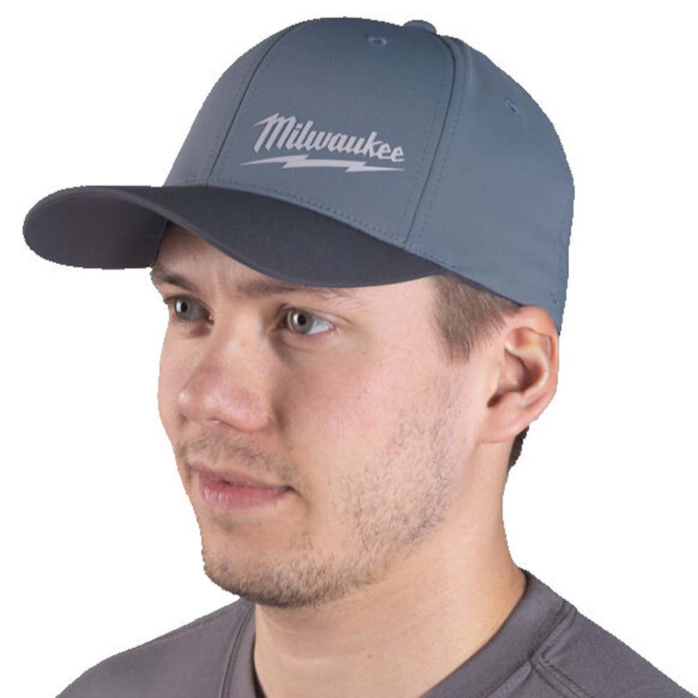 Milwaukee WORKSKIN Performance Baseball Cap - Blue | Milwaukee Hats ...