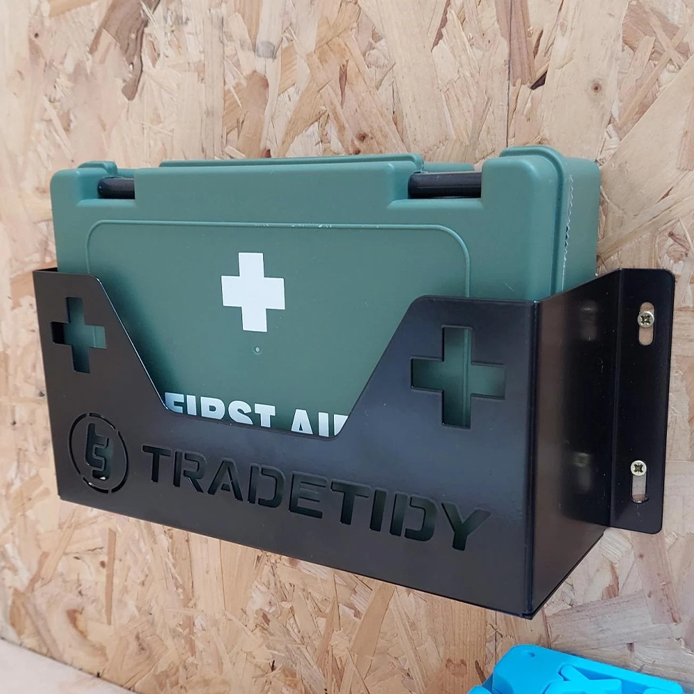 Trade Tidy First Aid Kit & Holder - Red | Trade Tidy Van Shelving ...