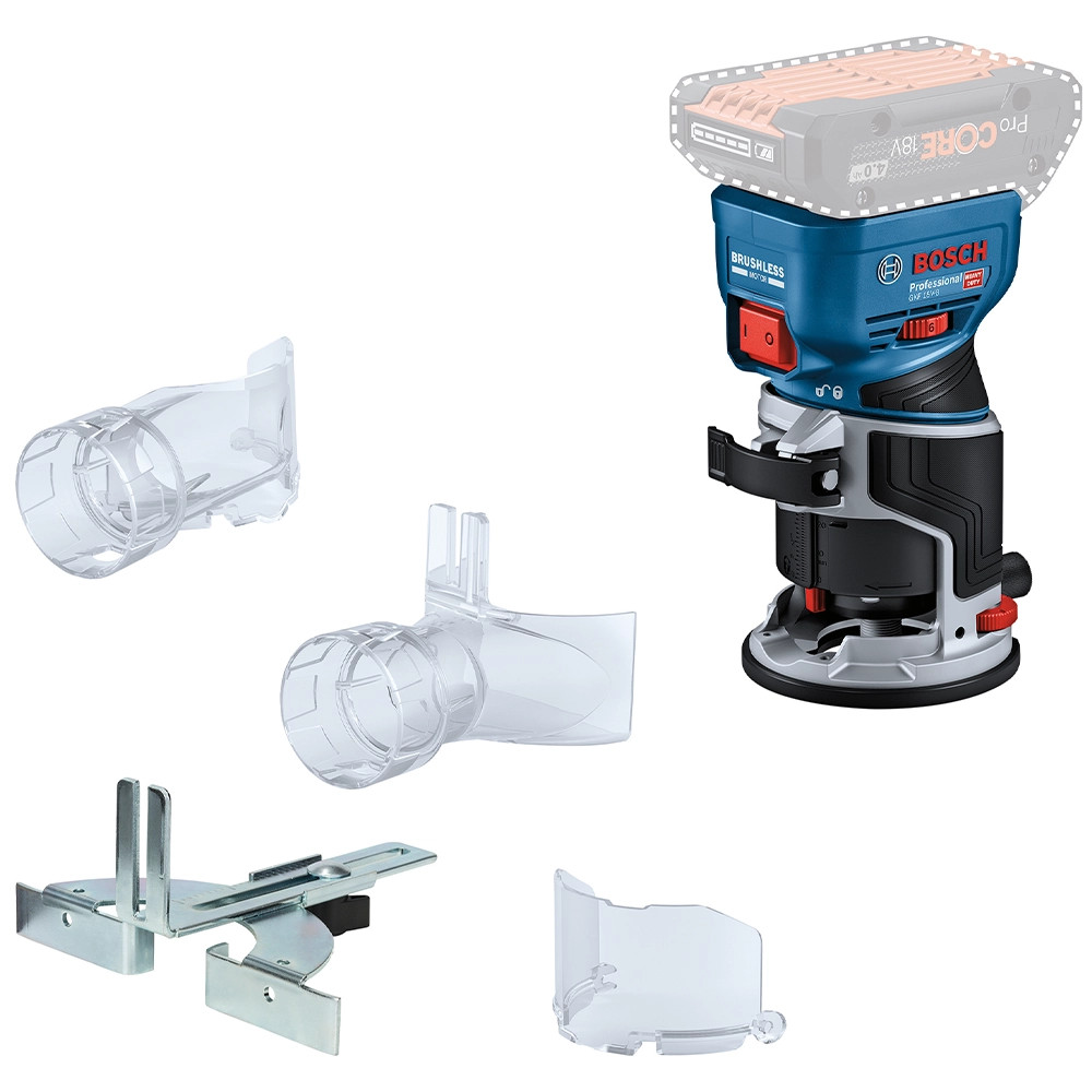 Bosch GKF 18V-8 18V Palm Router | Bosch Routers & Trimmers | ITS.co.uk