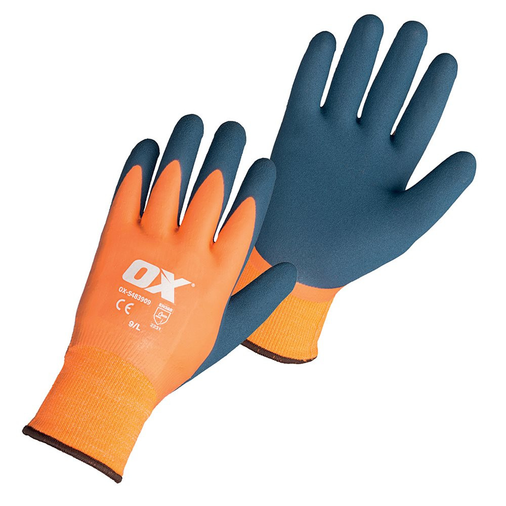Waterproof Thermal Latex Glove | OX Tools Gloves | ITS.co.uk