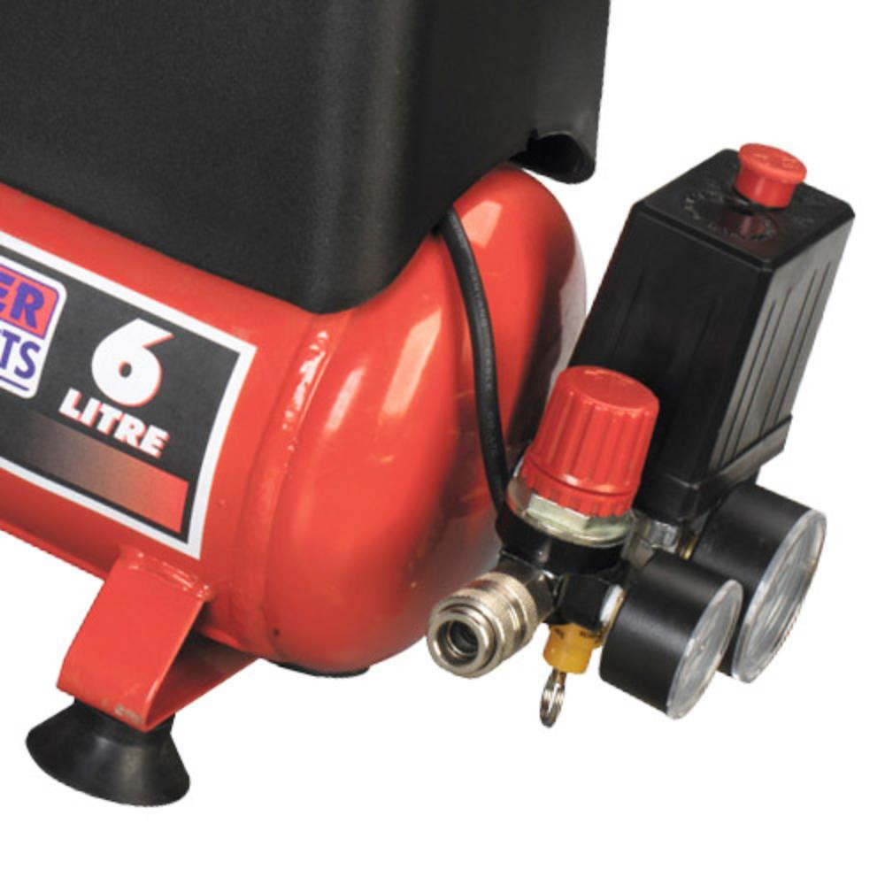 Sealey Compressor 6ltr Oil Free 1.5Hp - ITS