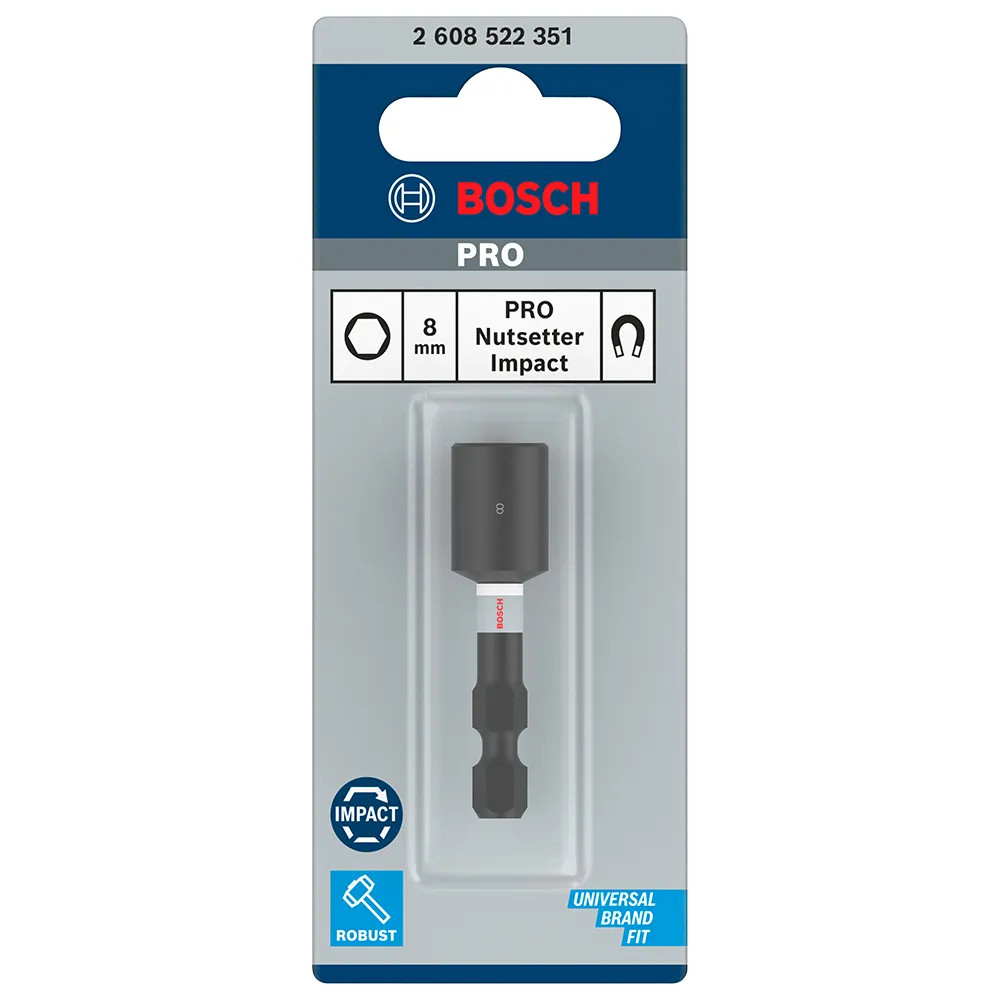 Bosch 8mm Impact Nutsetter | Bosch Nut Setters & Adaptors | ITS.co.uk