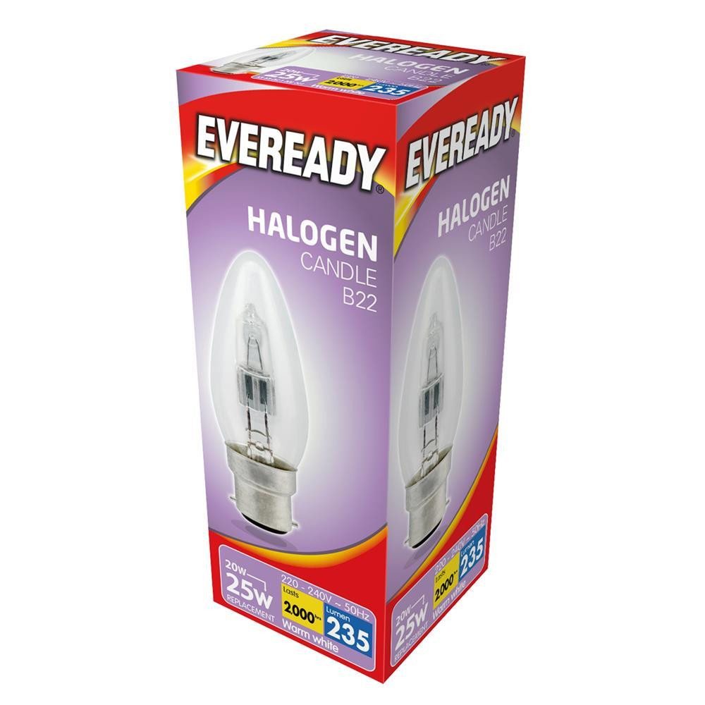 Eveready Eco Candle 20W(25W) B22 Light Bulb | ITS.co.uk|