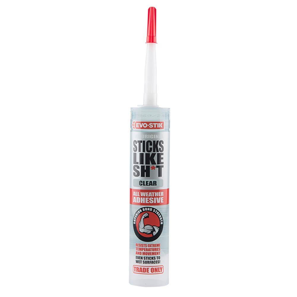 Evo-Stik Sticks Like All Weather Adhesive Clear 290ml | ITS.co.uk|