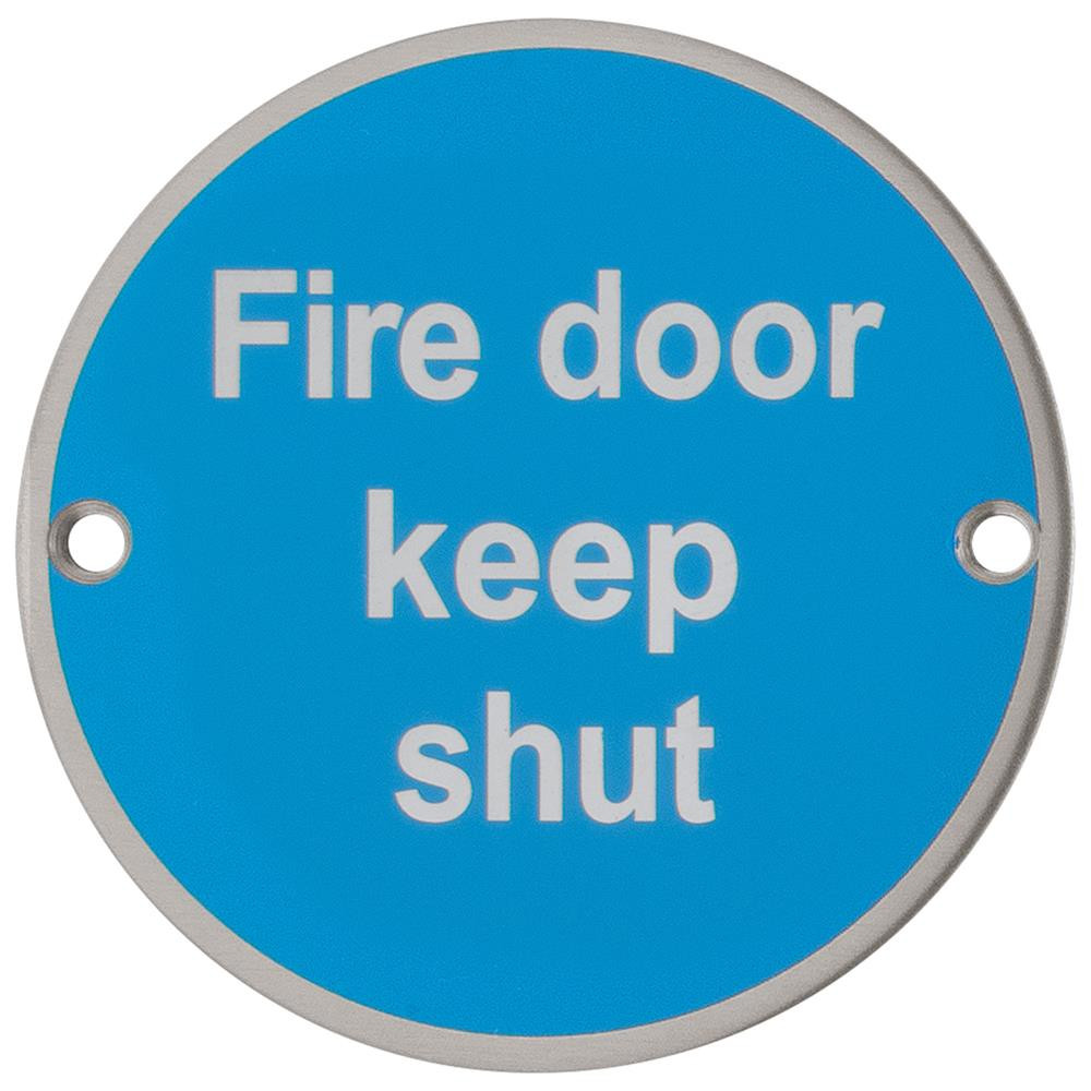 Hoppe Fire Door Keep Shut Sign AR902 | ITS.co.uk|