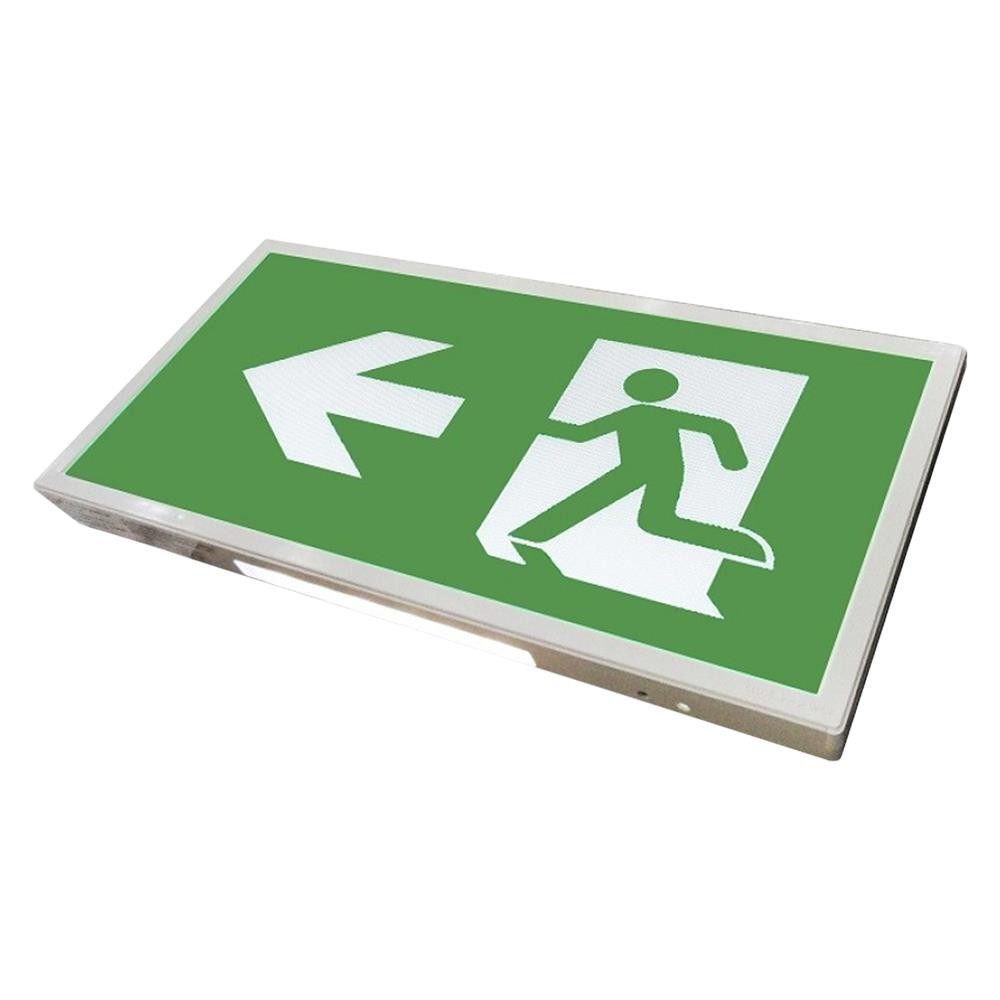 EMCO LED Emergency Slimline Exit Box - Left Arrow | EMCO Emergency ...