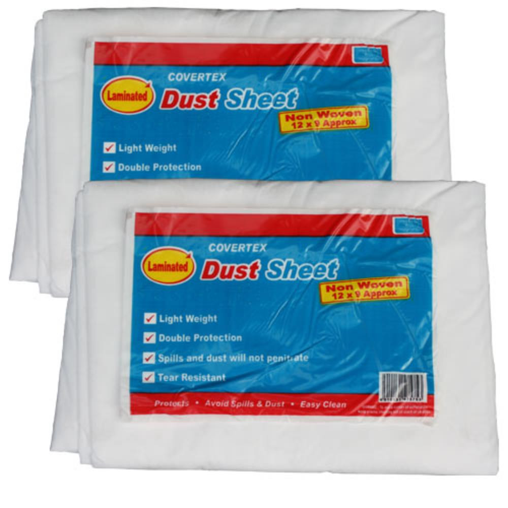 Covertex Paper/Polythene Sheet (12ft x 9ft) Twinpack - ITS