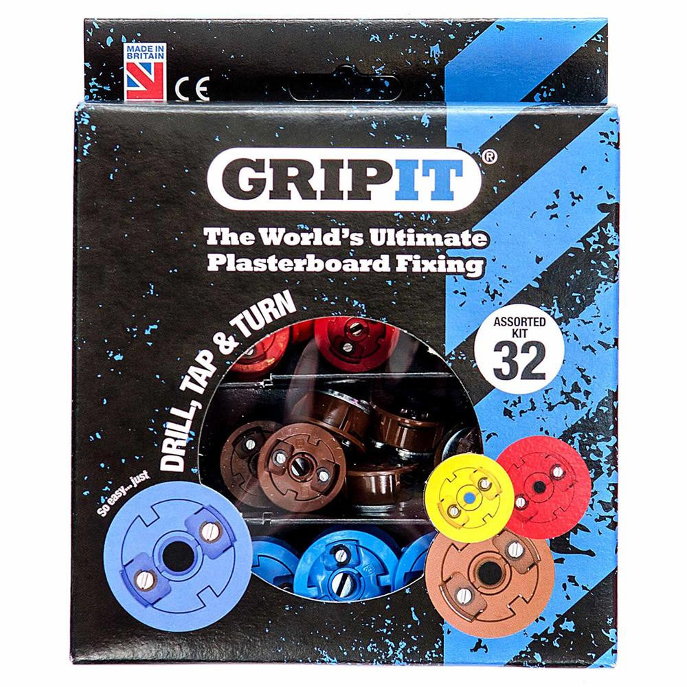 GRIPIT Assorted Kit - Pack of 32 - ITS