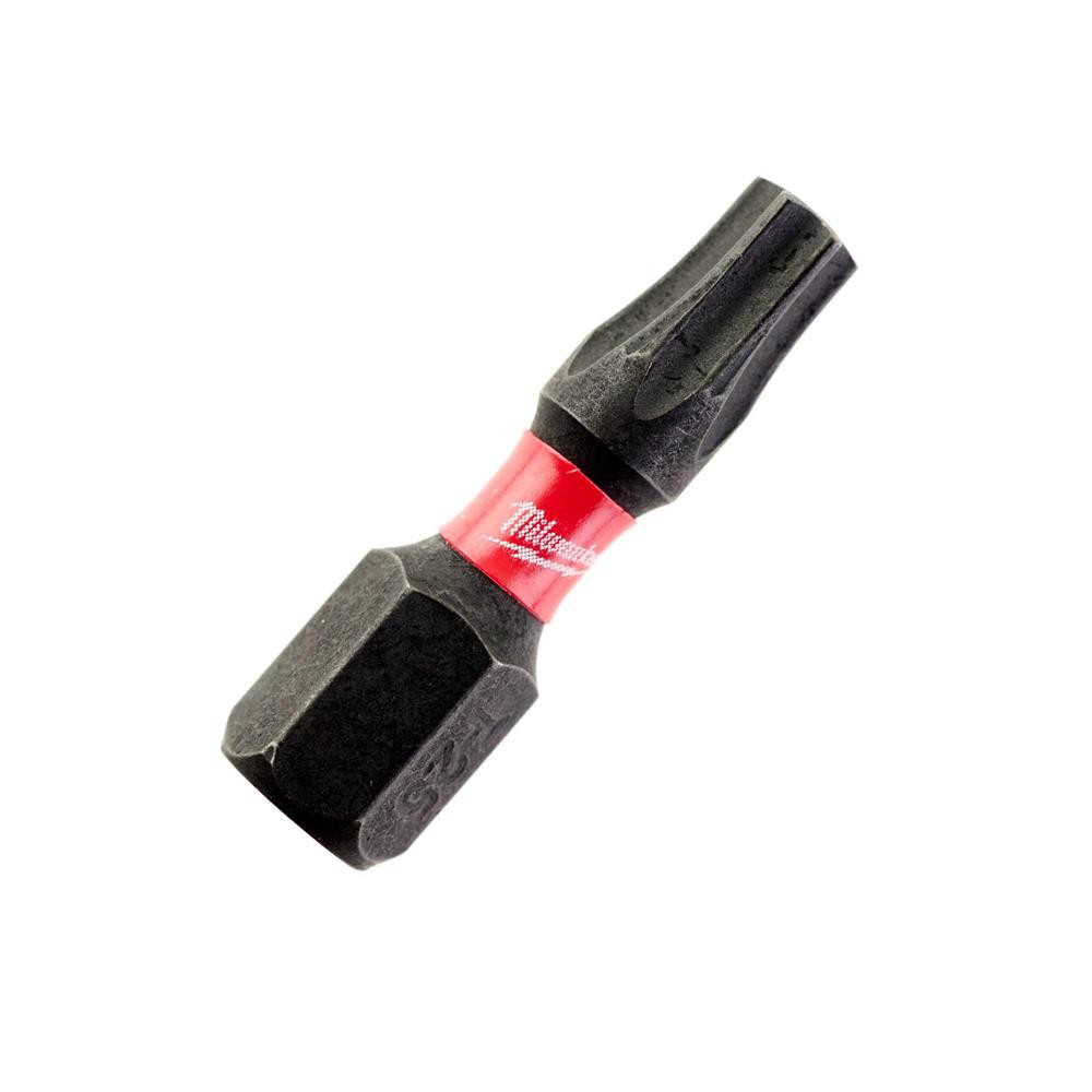 Milwaukee SHOCKWAVE TX25 25mm Impact Screwdriver Bit Box - Pack of 25 ...