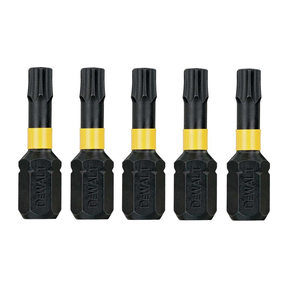 Dewalt T30 25mm Impact Torsion Screwdriver Bits - Pack of 5 | Dewalt ...