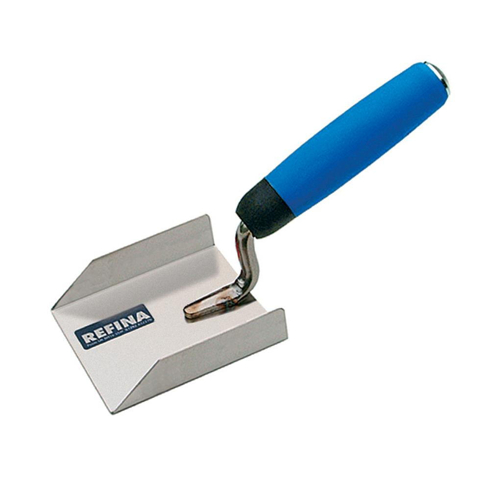 Refina 3 Sided Stainless Steel Corner Trowel 90mm