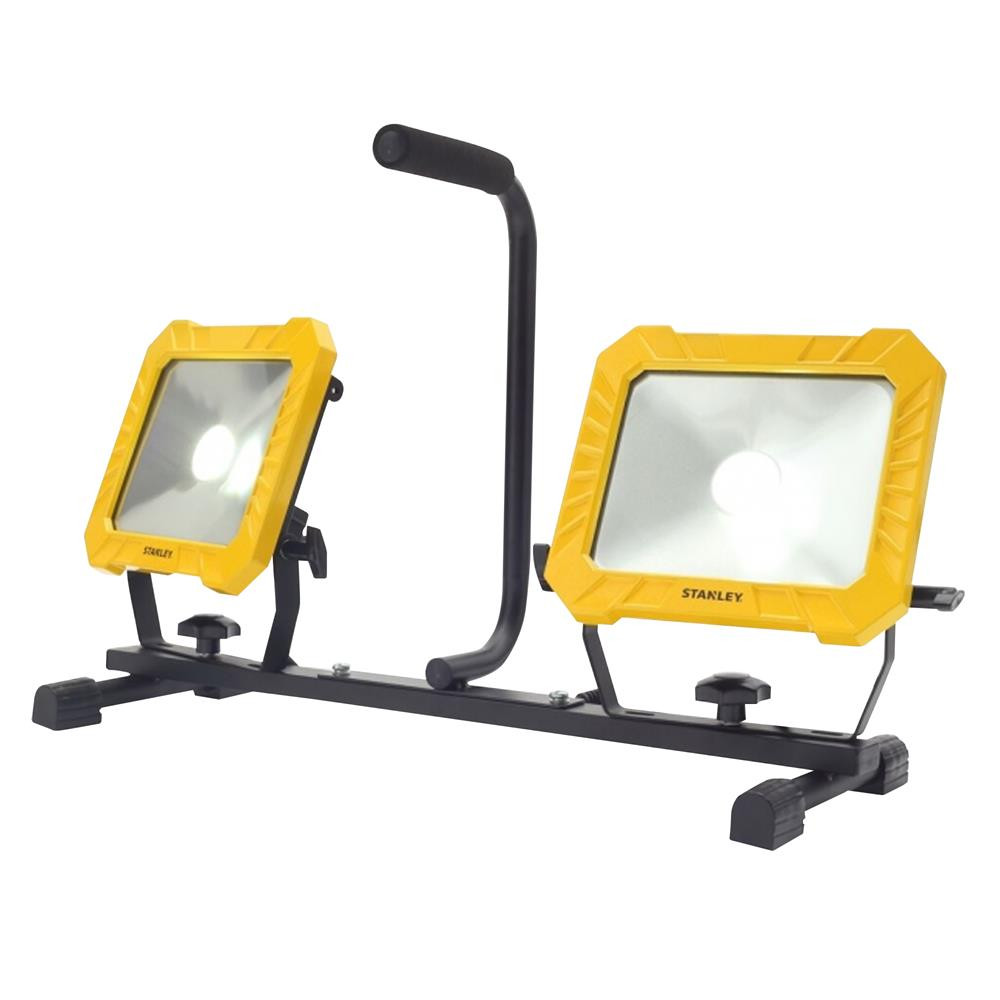 Stanley 240v Double Head LED Worklight | Stanley Floor Lights | ITS.co.uk