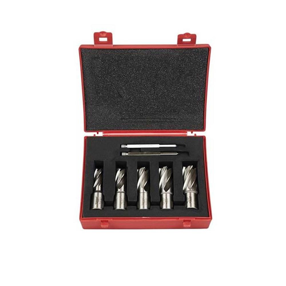 Rotabroach 7 Piece Cutter Kit with 5 Cutters and 2 Pins