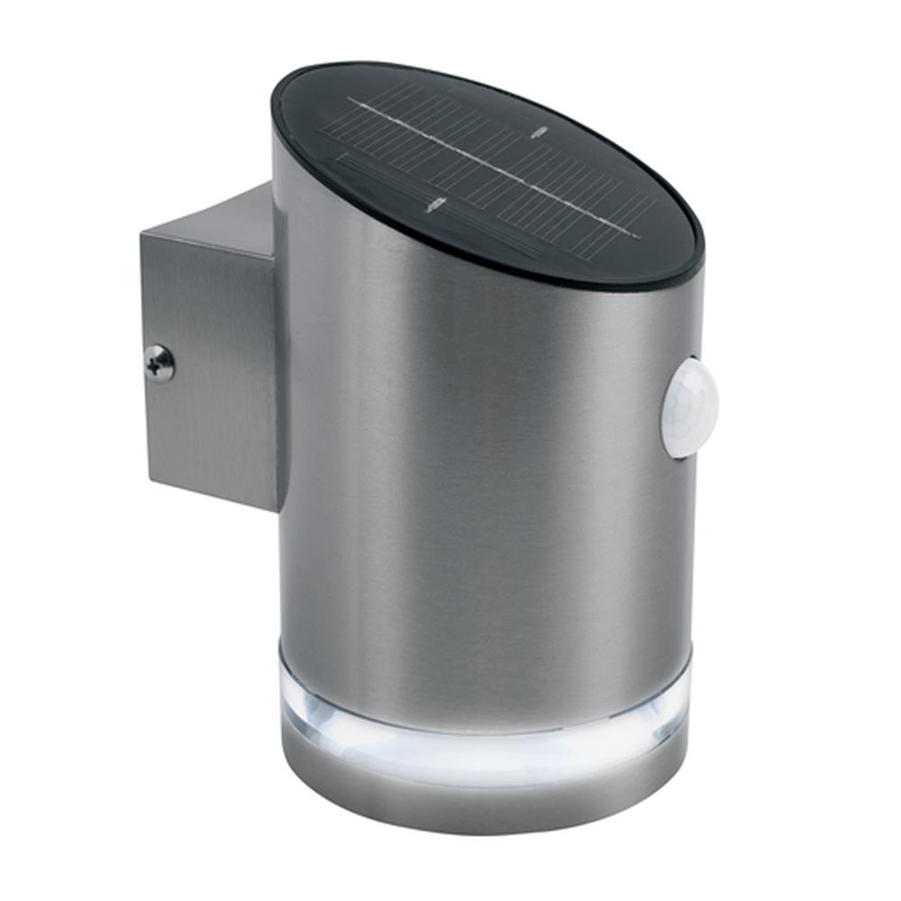 Luceco Stainless Steel Solar Wall Light PIR | Luceco Garden & Outdoor ...