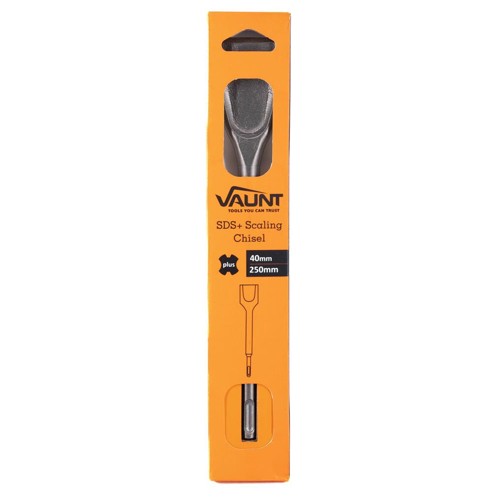 Vaunt SDS+ Scaling Chisel 40mm x 250mm | Vaunt SDS+ Chisel Bits | ITS.co.uk