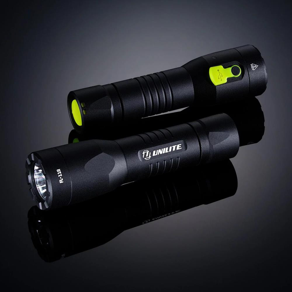 Unilite Cree LED Rechargeable Aluminium 110 lumen torch wit hbelt pouch ...