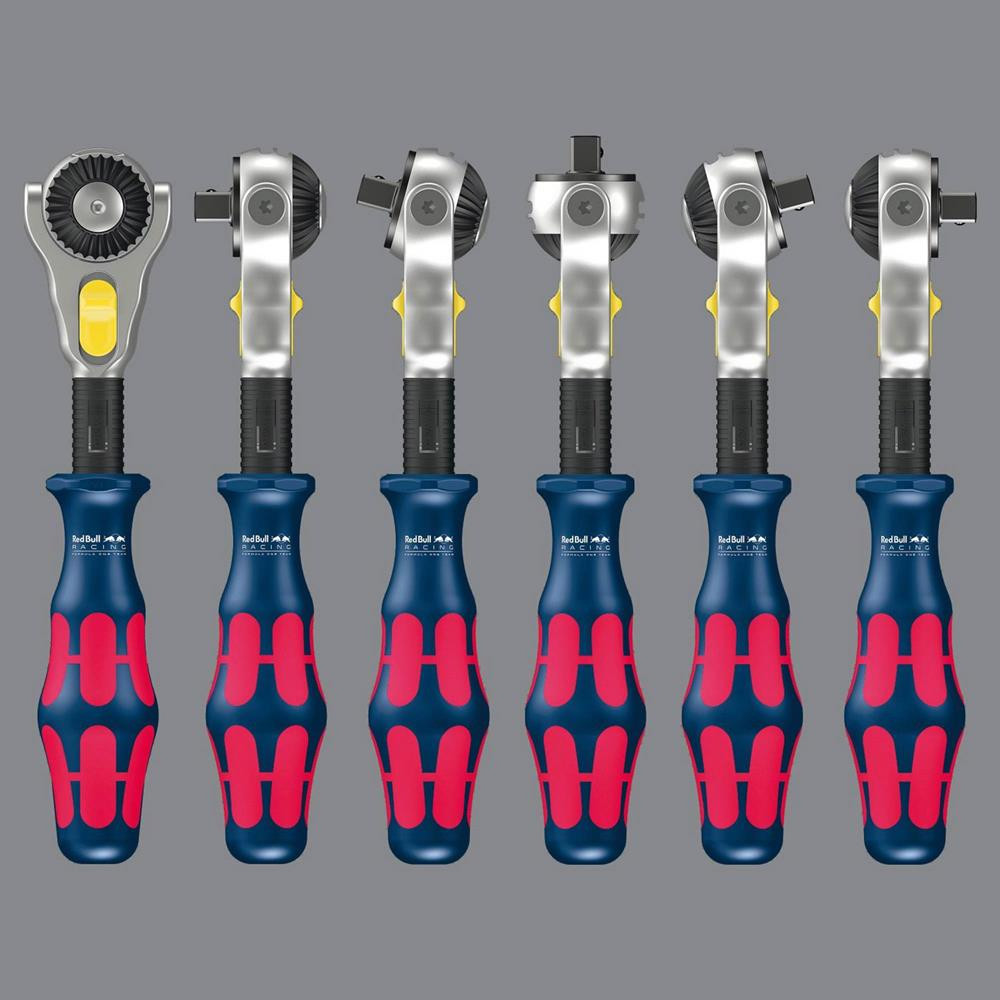 Wera Red Bull Racing Zyklop 1/4'' Drive Metric Speed Ratchet Set 28 ...