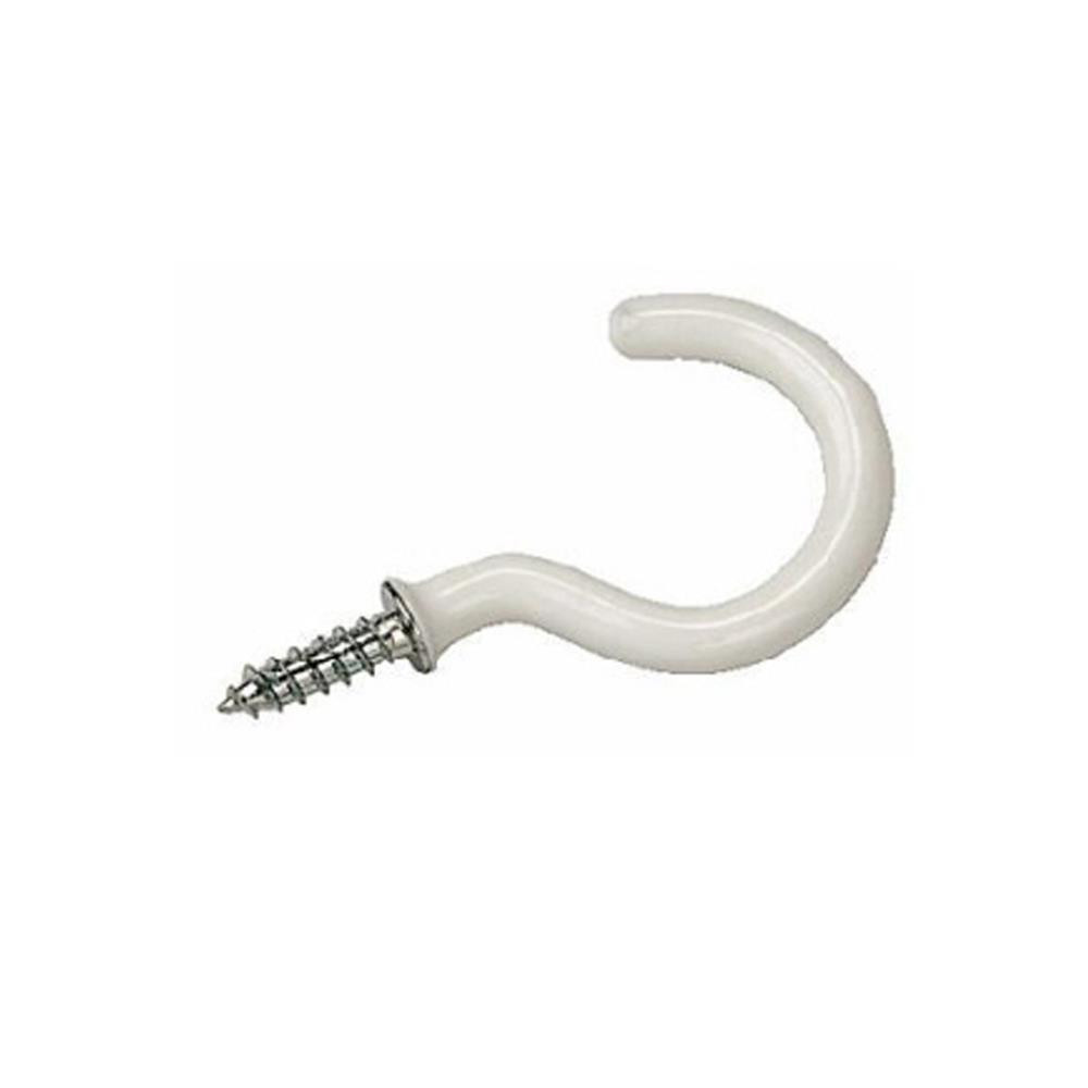 Unifix 38mm Cup Hook White - Pack of 6 | ITS.co.uk|