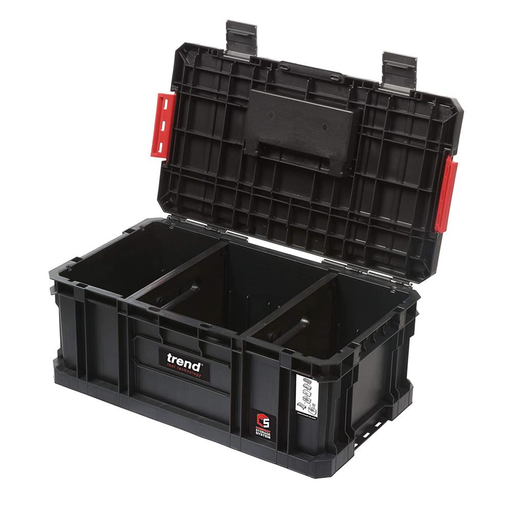 Trend MS/C/200 Modular Storage Compact 200mm Toolbox with Dividers ...