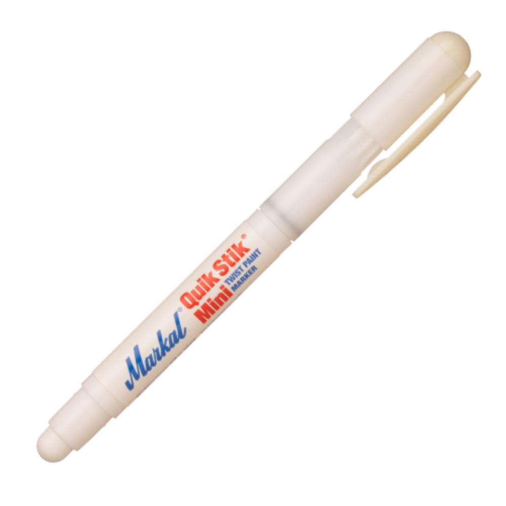Markal Mini Quik Stik Paint Marker (White) | Next Day Delivery | ITS.co.uk