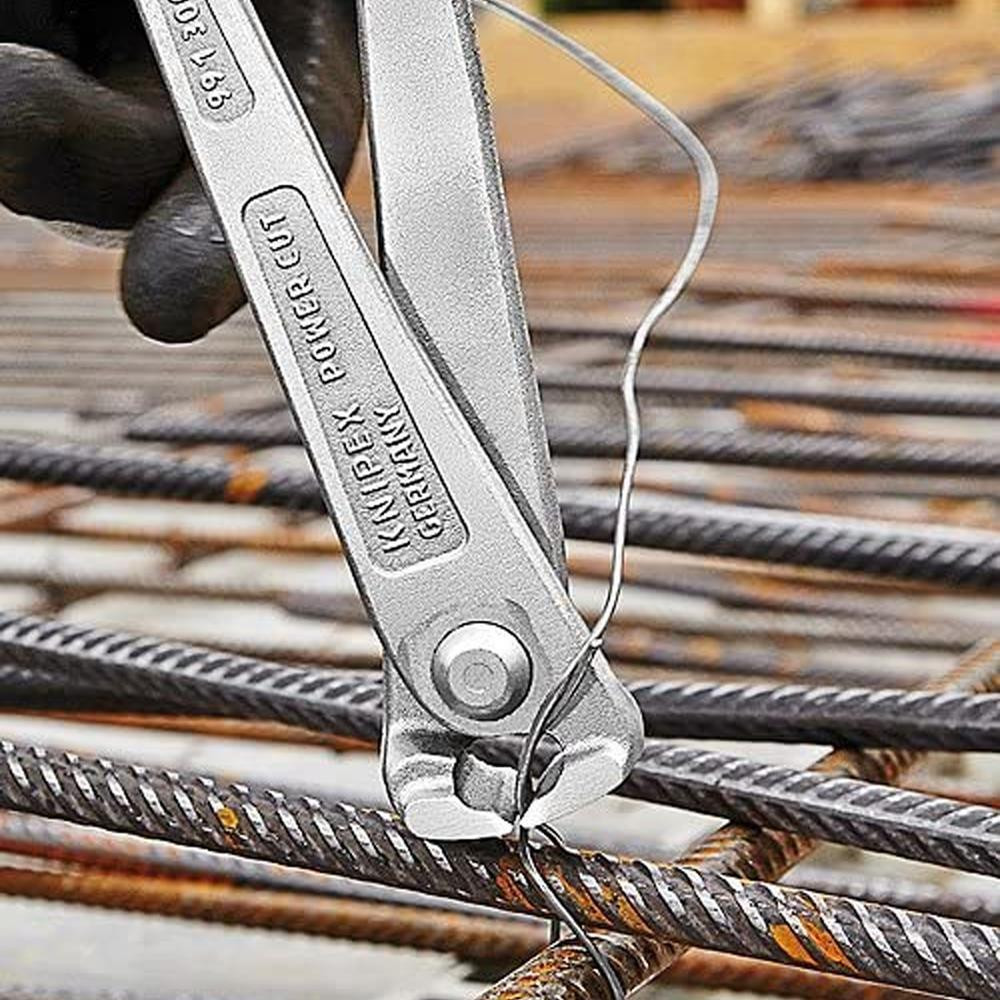 Knipex High Leverage Concreter's Nippers 250mm (10in) Bright Zinc Plated