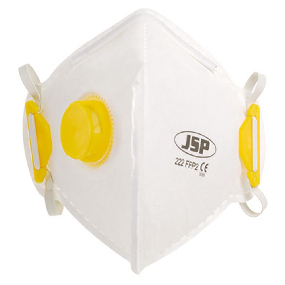 JSP BEB120-101-A00 JSP OLYMPUS FoldFlat Disposable Valved Dust Mask ...