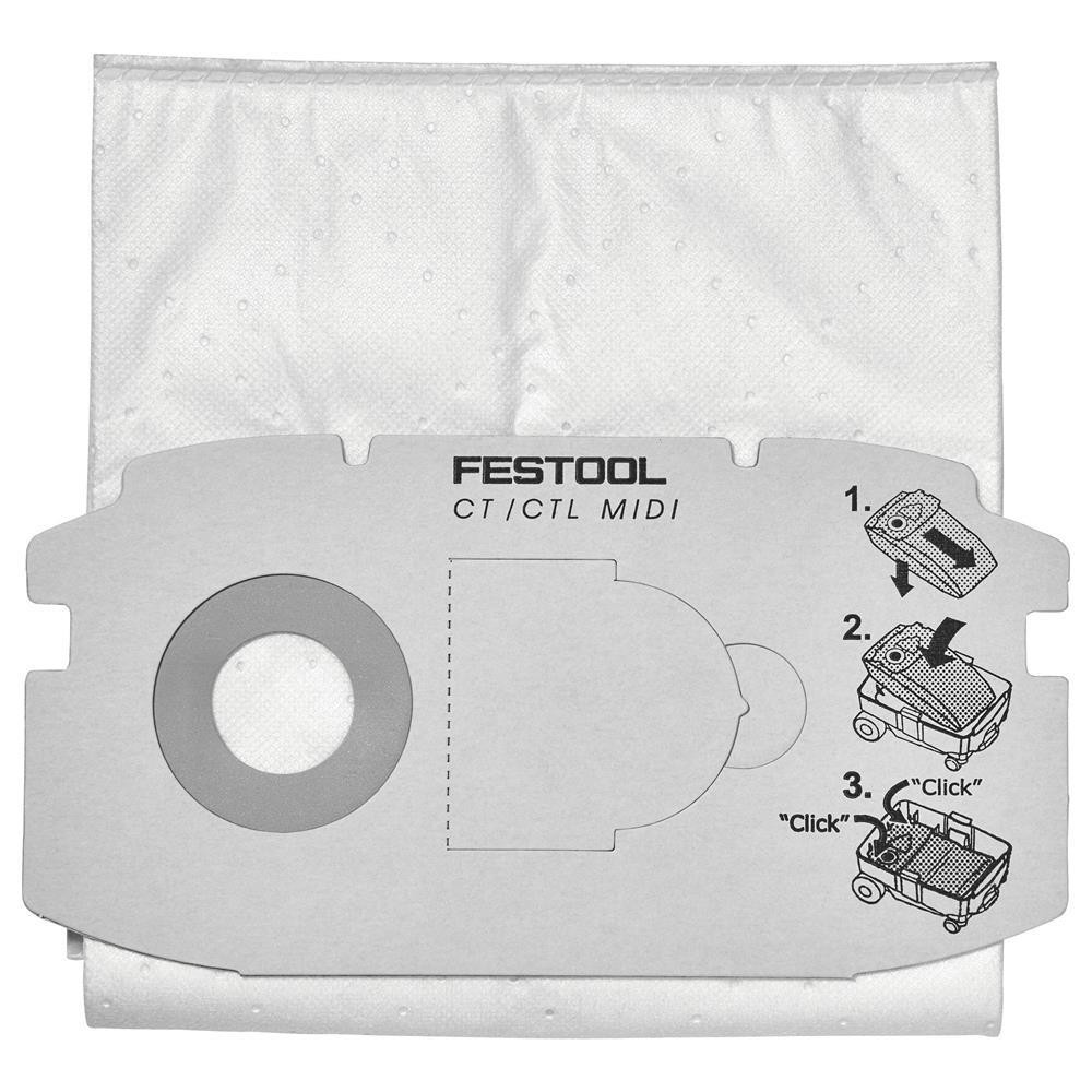 Festool Filter Bag for CTL MIDI Dust Extractor (Pk 5)