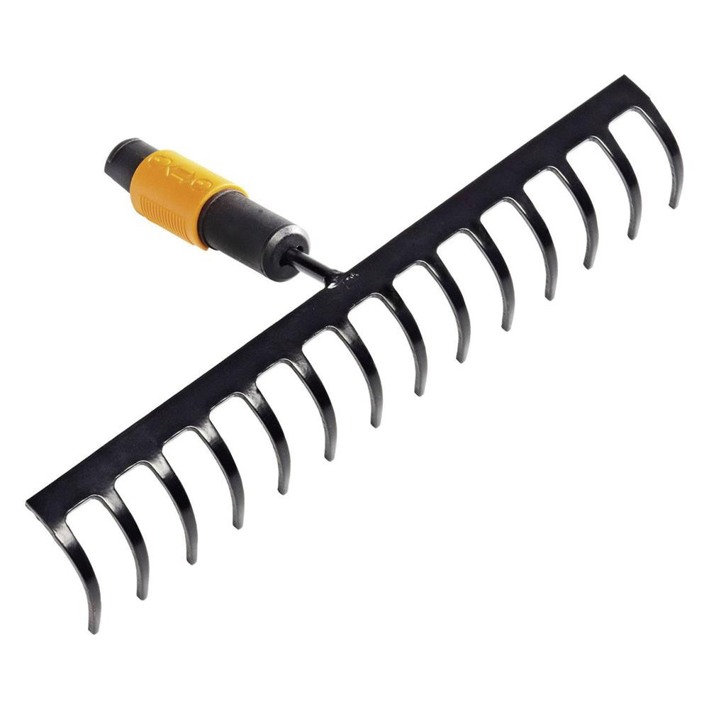 Fiskars 1001653 QuikFit 14 Prong Soil Rake | ITS.co.uk|
