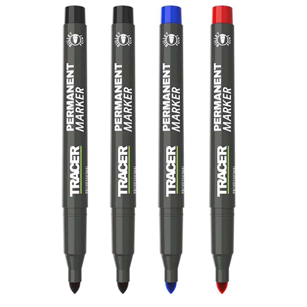 Tracer Permanent Construction Markers - Pack Of 4 | Tracer Pens ...