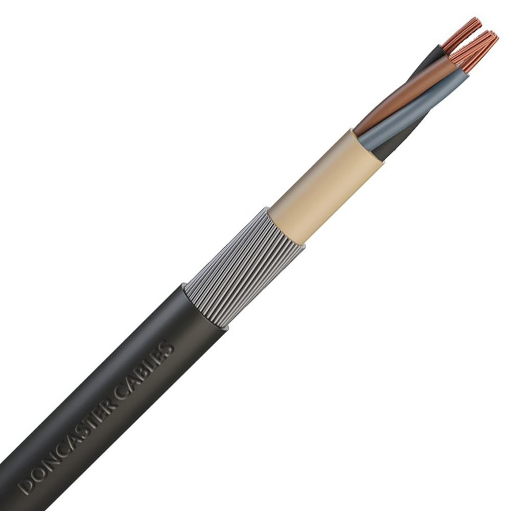 Doncaster 3 Core Armoured Cable 6943X 1.5mm2 XLPE/SWA/PVC Black 25 Mtr ...