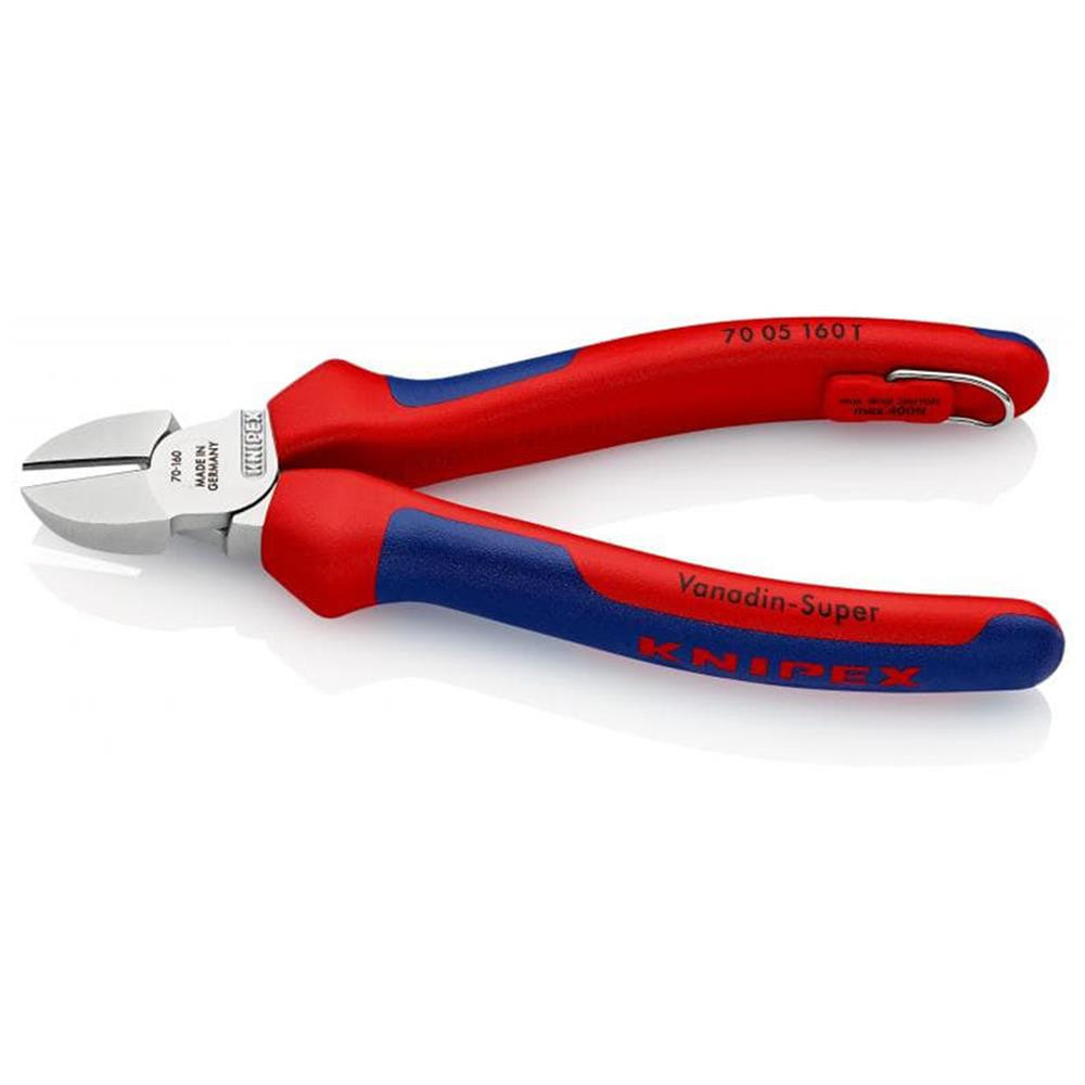 Knipex 160mm Diagonal Cutter with Tether Point | ITS.co.uk|
