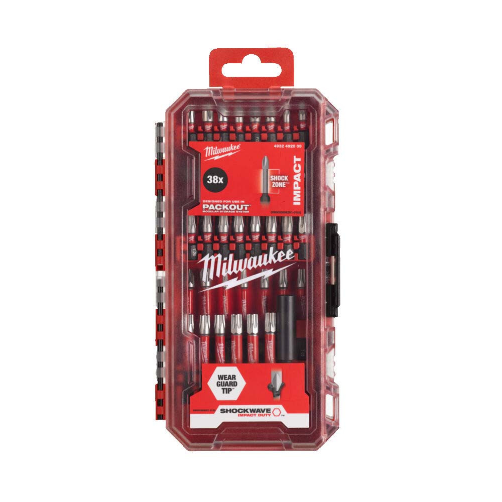 Milwaukee 38 Piece SHOCKWAVE Impact Duty Bit Set | Milwaukee ...