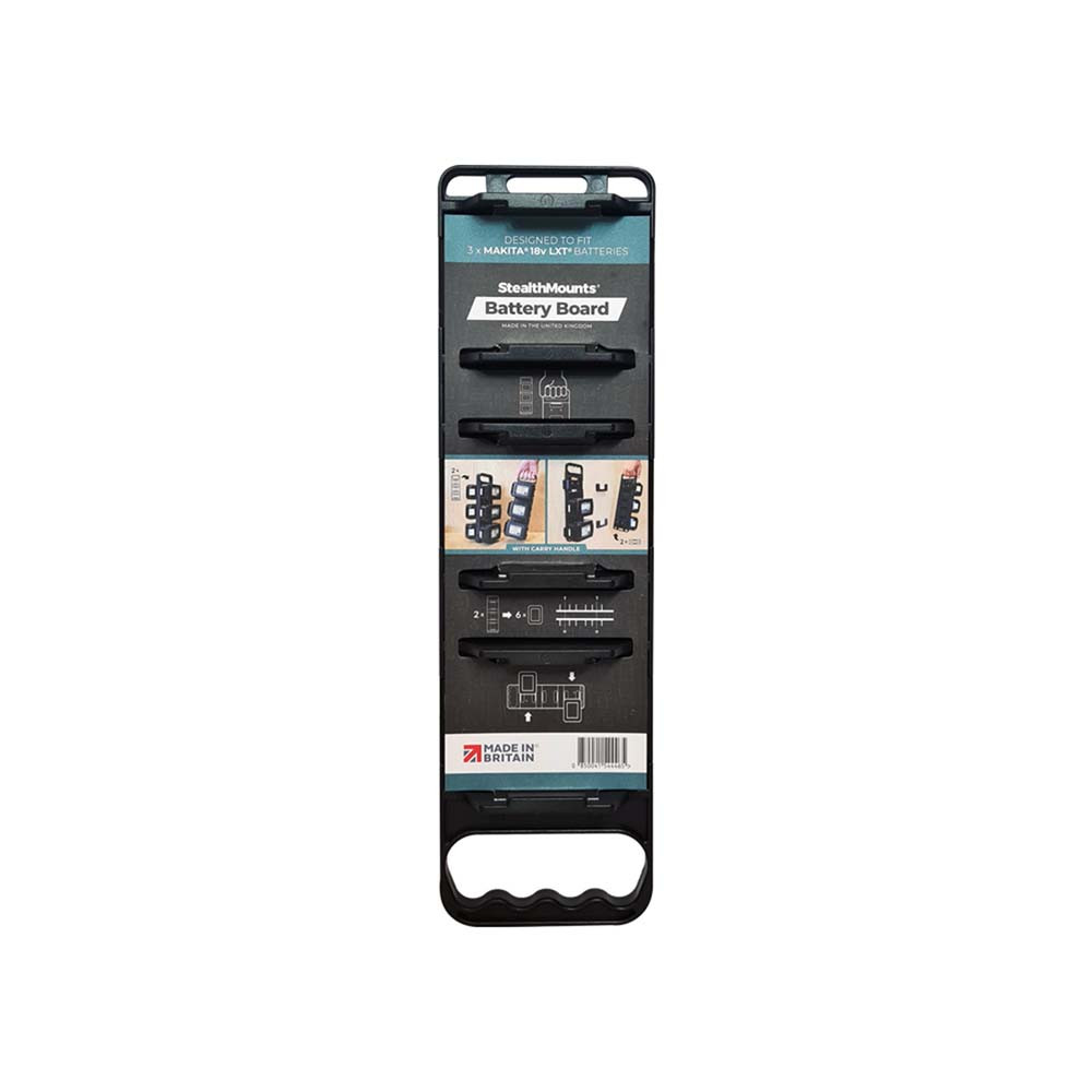 StealthMounts BLACK Battery Board for Makita 18V LXT Batteries with ...