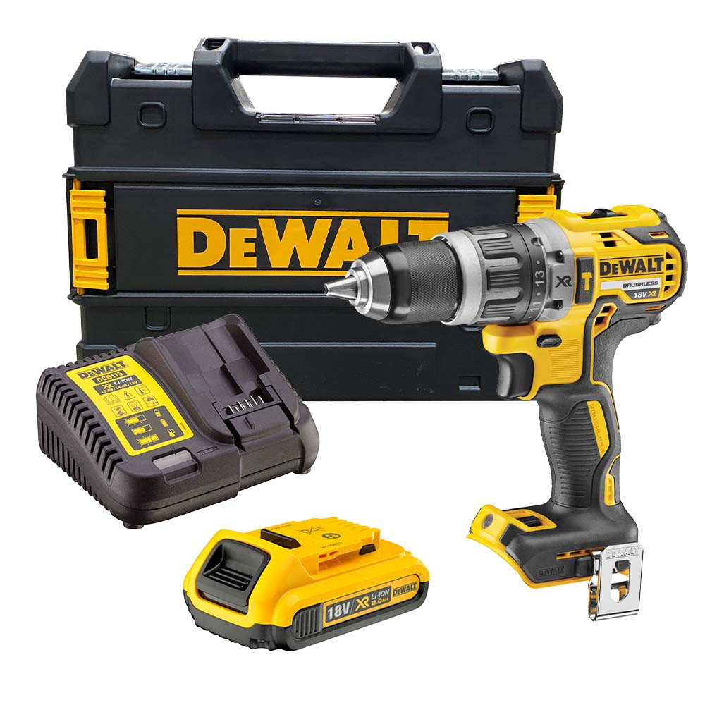 Dewalt DCD796D1 18V XR Brushless Combi Drill with 1x 2.0Ah Battery