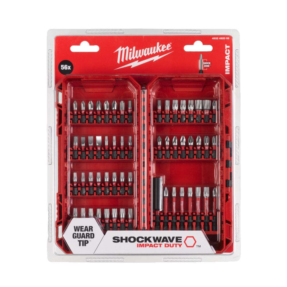 Milwaukee 56 Piece SHOCKWAVE Impact Duty Bit Set | Milwaukee ...