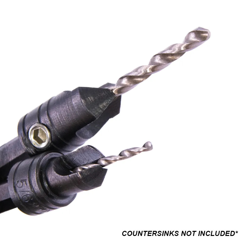 Vaunt Replacement Pilot Drill Bits for Countersink Set - 5 Piece ...