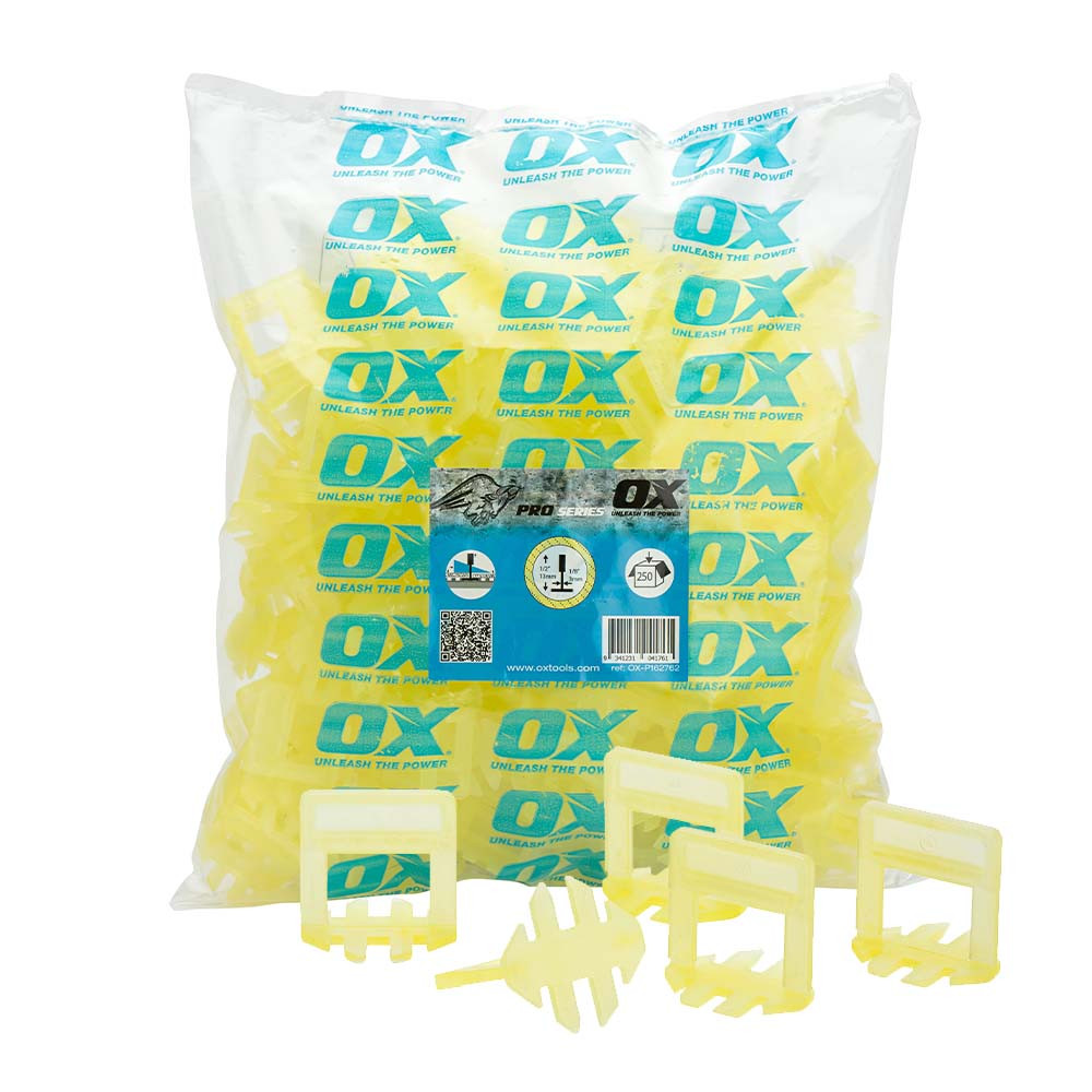 OX Pro Tile Level System - 3.0 x 13mm Spacer - Pack of 250 | OX Tools ...