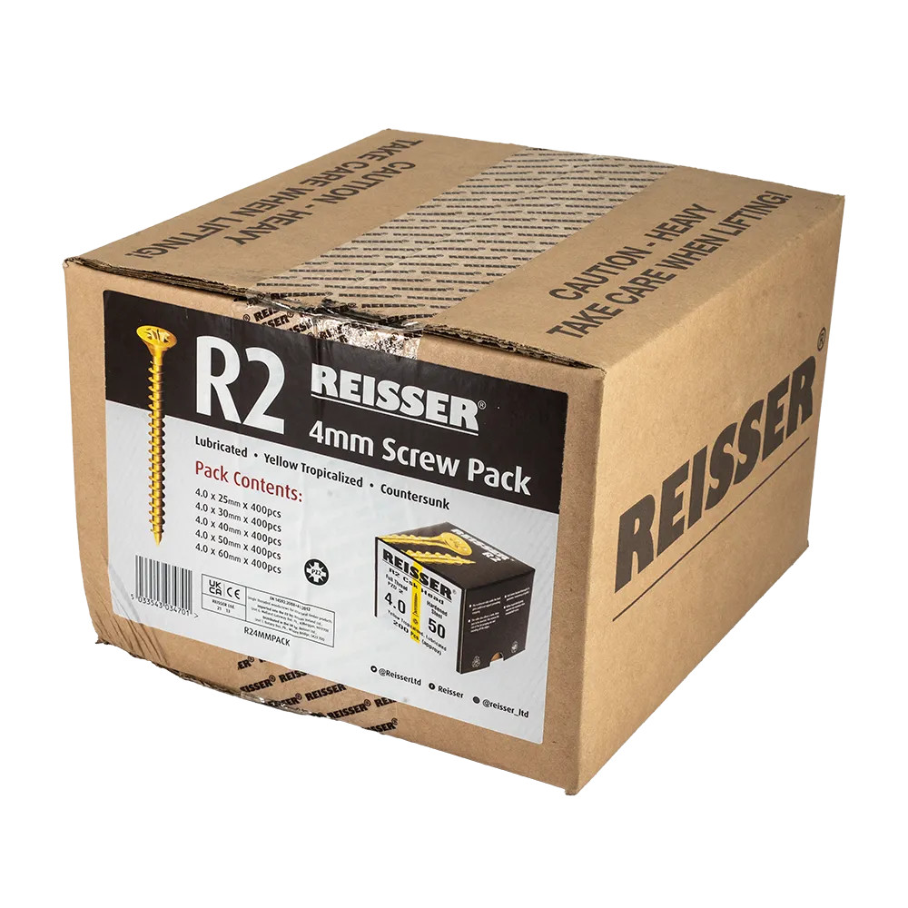 Reisser R2 Special 4mm Wood Screw Bundle - 2000 Screws | Reisser Wood ...