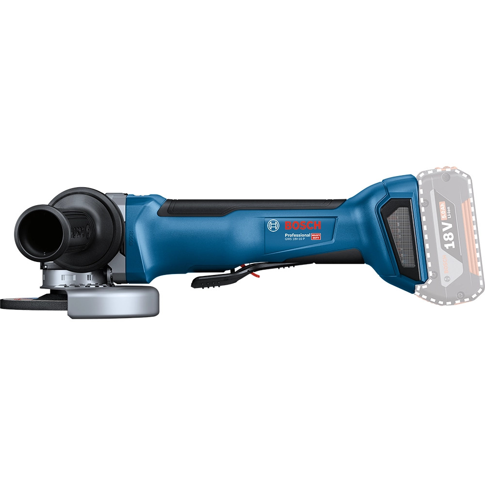 Bosch GWS 18V-10 P 18V 125mm Brushless Angle Grinder - Body | ITS.co.uk|