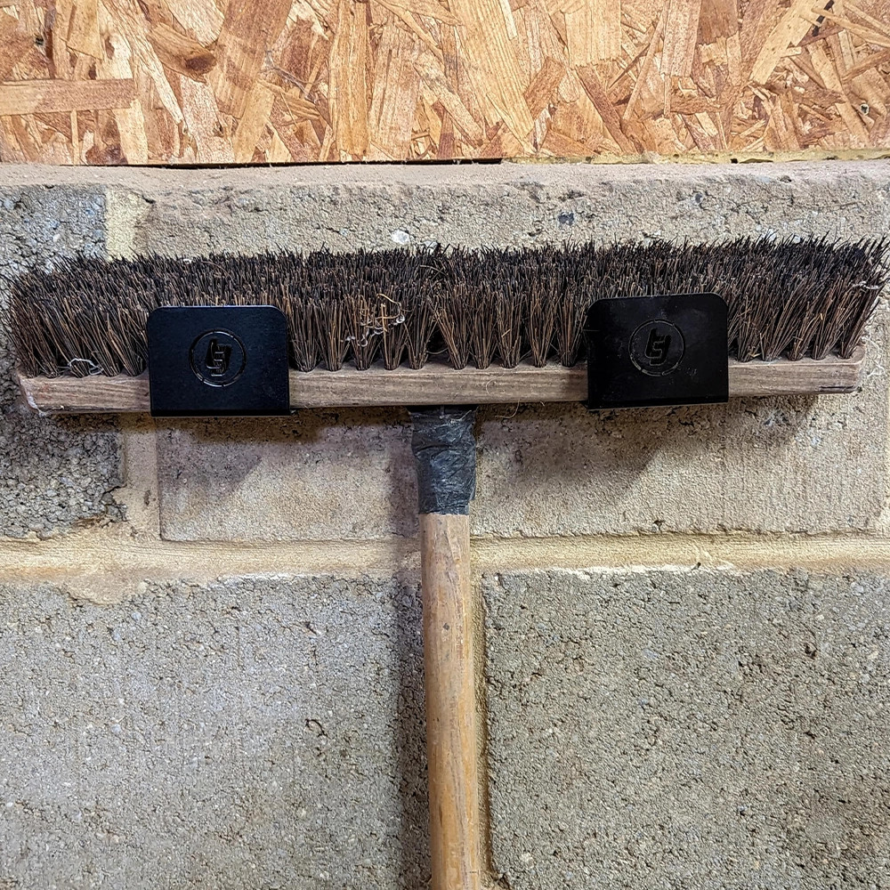 Trade Tidy Broom Brackets (Pair) - Grey | Trade Tidy Van Shelving ...